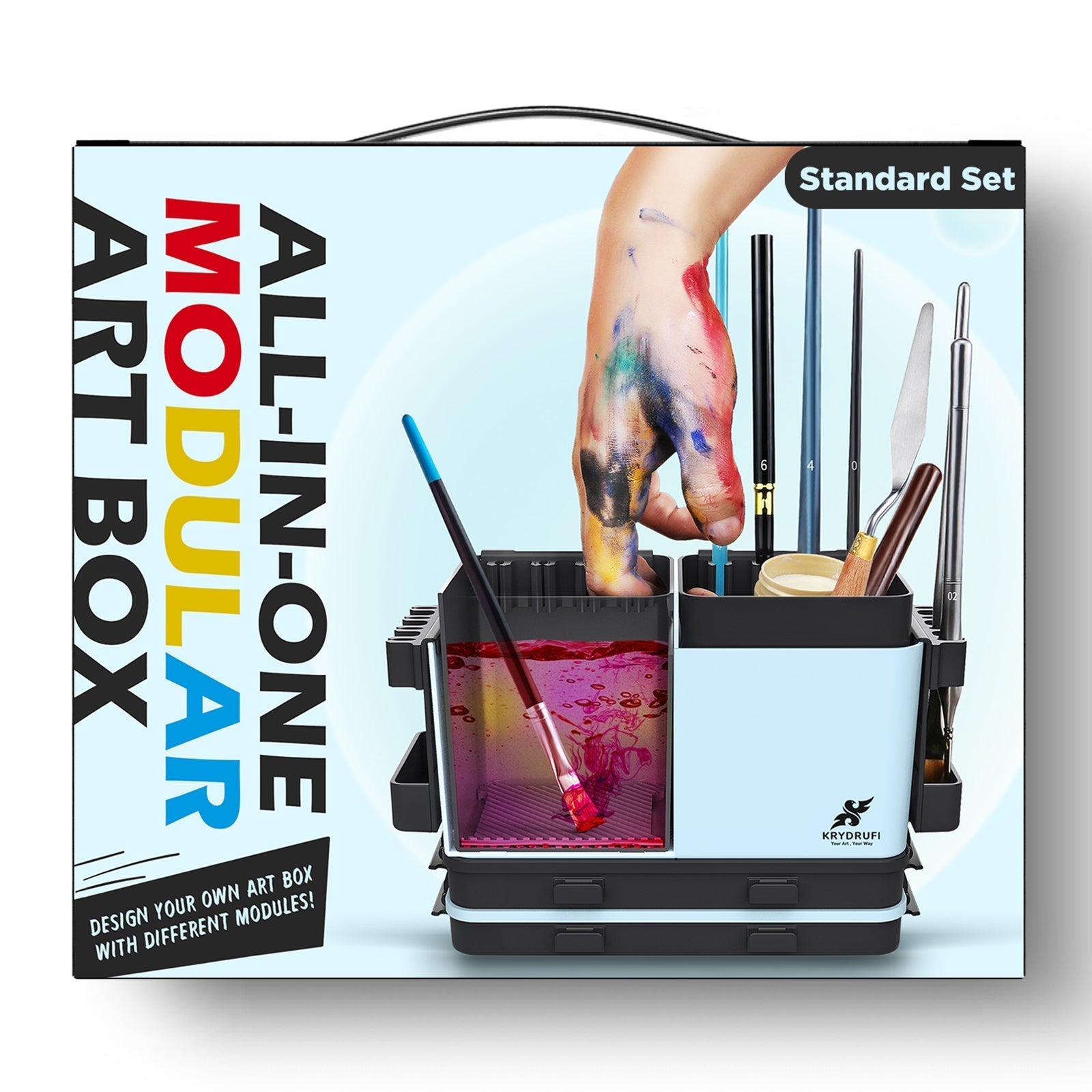 Krydrufi All-in-One Modular Art Box —— Standard Set – KRYDRUFI-AU